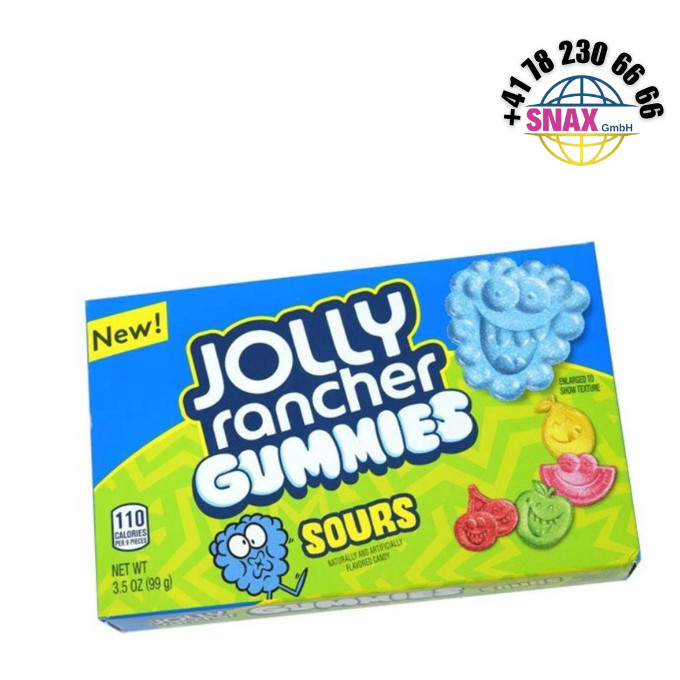 JOLLY RANCHER 99 GR SOUR GUMMIES THEATER BOX – Snax Gmbh