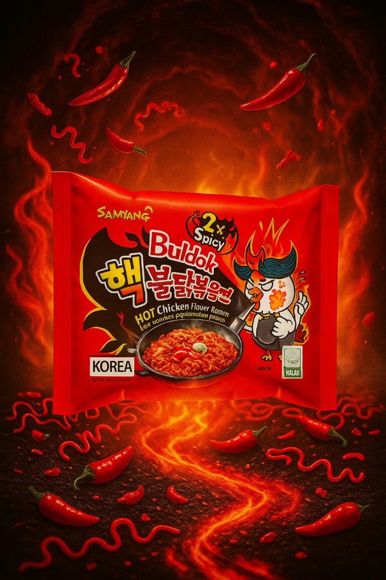 Samyang Buldak Hot Chicken Ramen – 2x Spicy – (140g) – Snax Gmbh